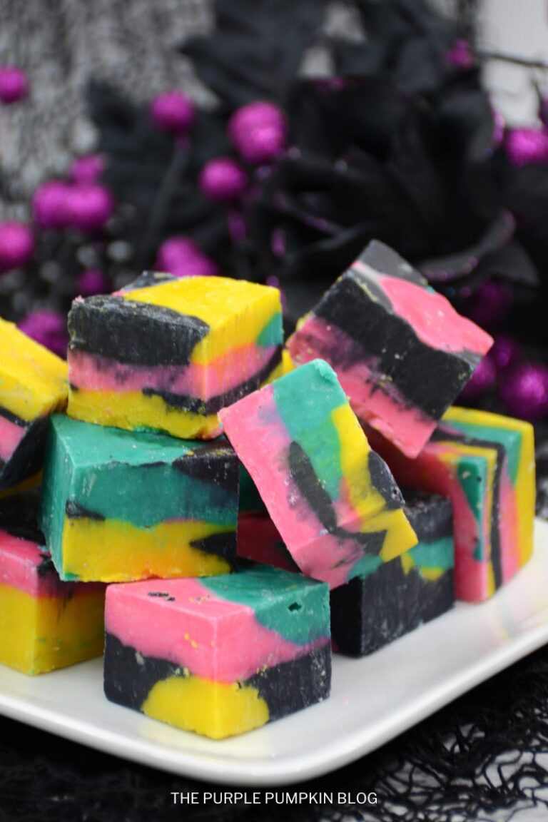 The Nightmare Before Christmas Sally Skellington Fudge Recipe