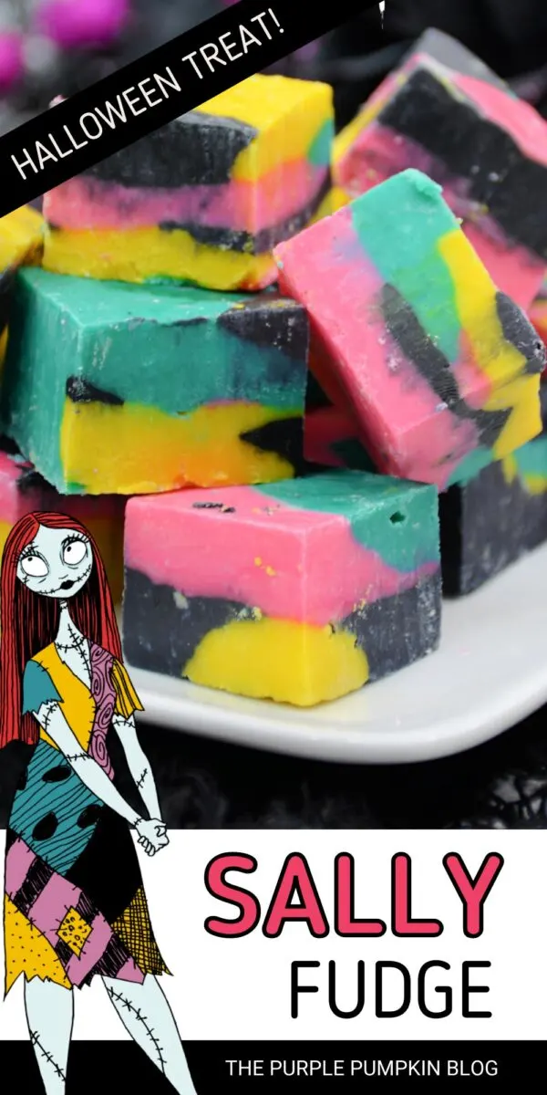 The Nightmare Before Christmas Sally Skellington Fudge Recipe