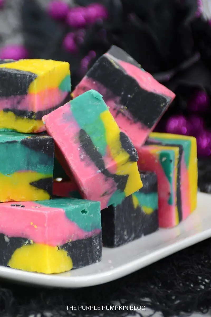 The Nightmare Before Christmas Sally Skellington Fudge Recipe