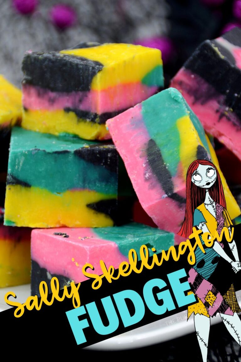 The Nightmare Before Christmas Sally Skellington Fudge Recipe