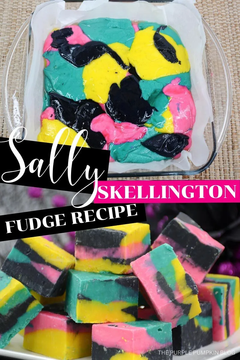 The Nightmare Before Christmas Sally Skellington Fudge Recipe