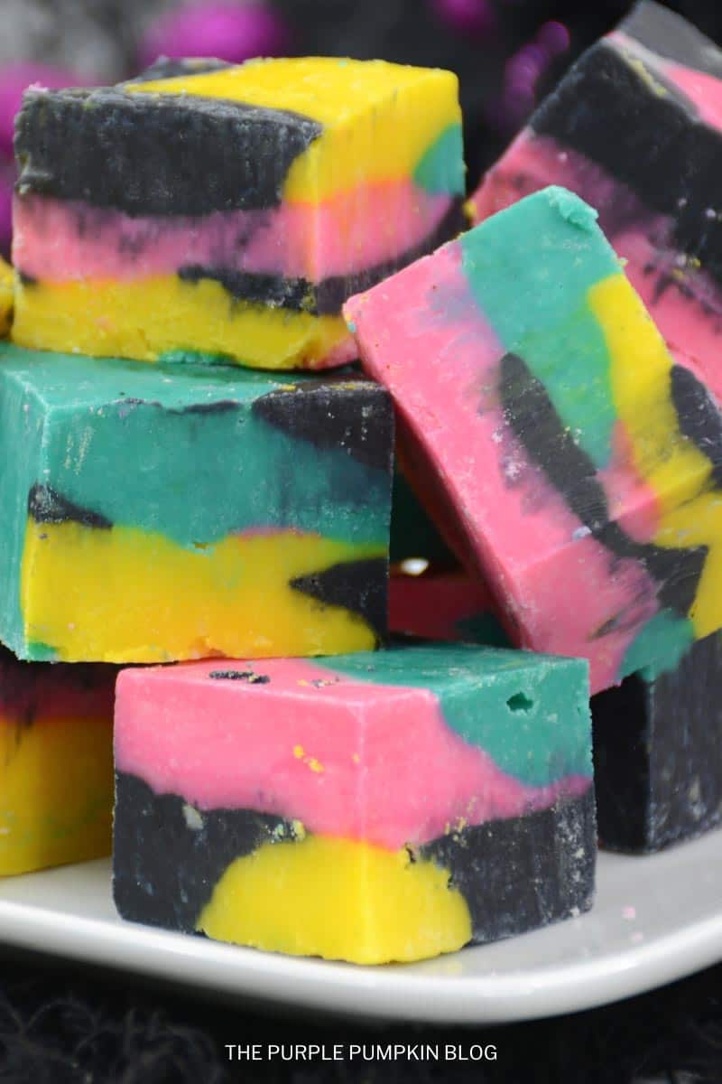 The Nightmare Before Christmas Sally Skellington Fudge Recipe