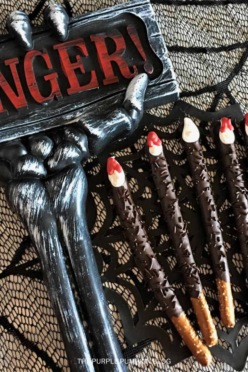 Werewolf Claw Pretzel Rods Are A Howling Halloween Snack!