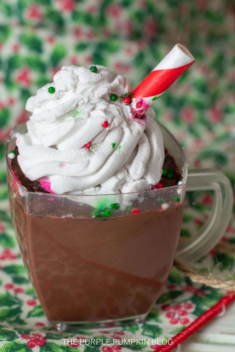 Homemade DIY Faux Hot Cocoa Cup Ornament Craft