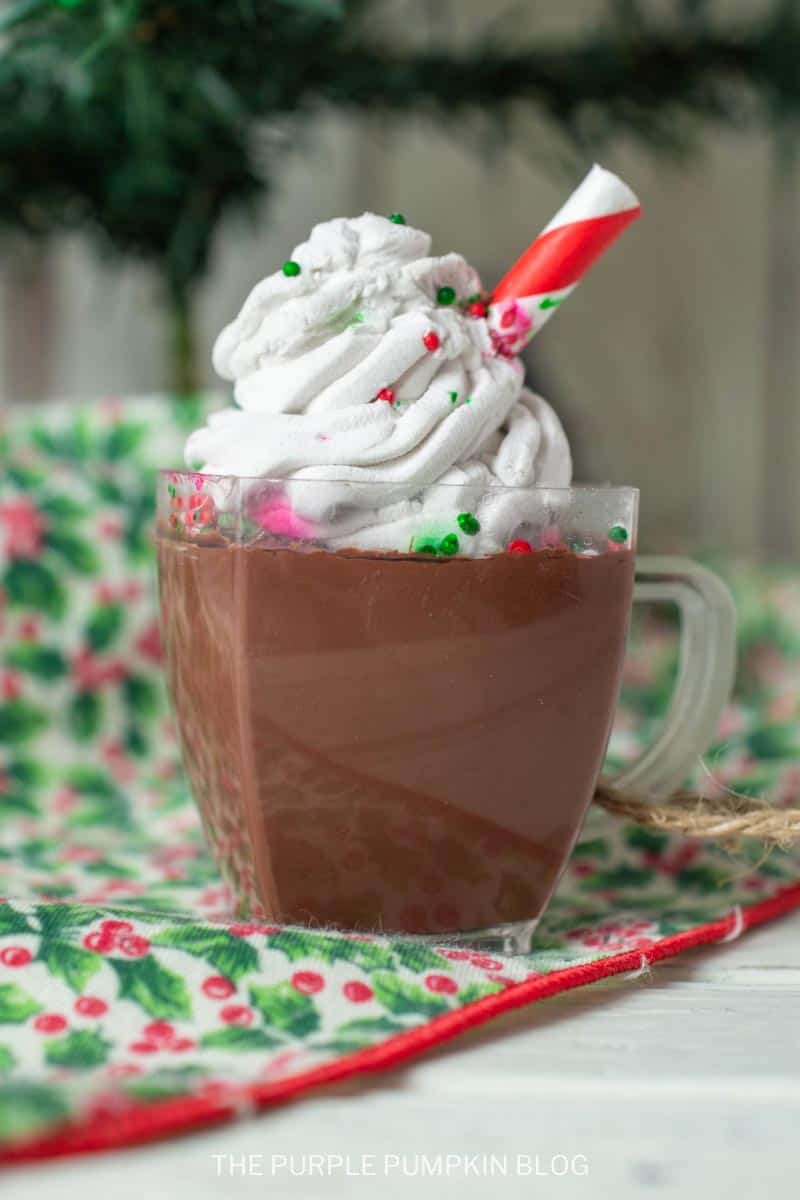 Homemade DIY Faux Hot Cocoa Cup Ornament Craft
