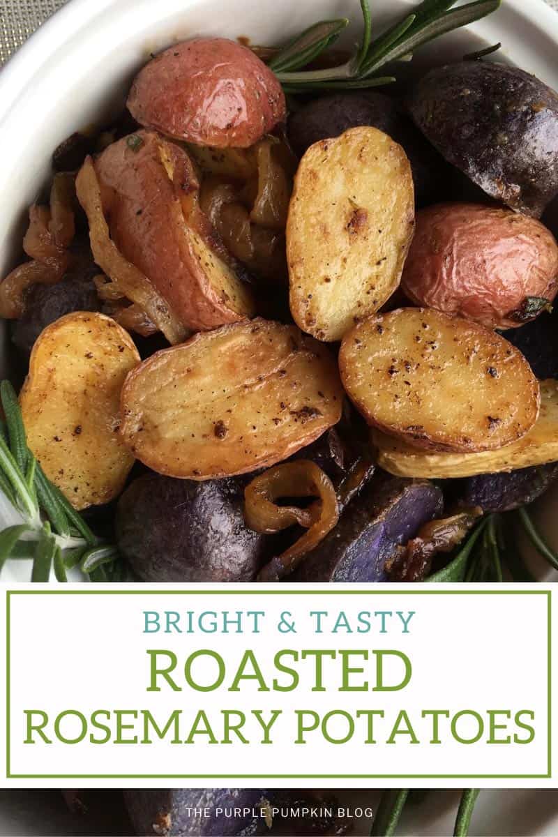 Tri-Color Roasted Rosemary Potatoes Recipe - A Quick Side Dish