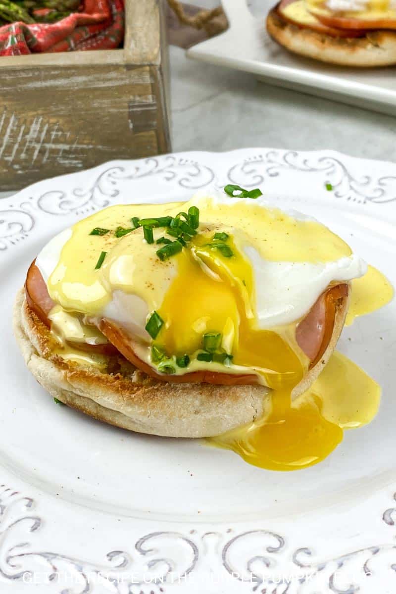 Eggs Benedict with Hollandaise Sauce (& How to Poach an Egg)