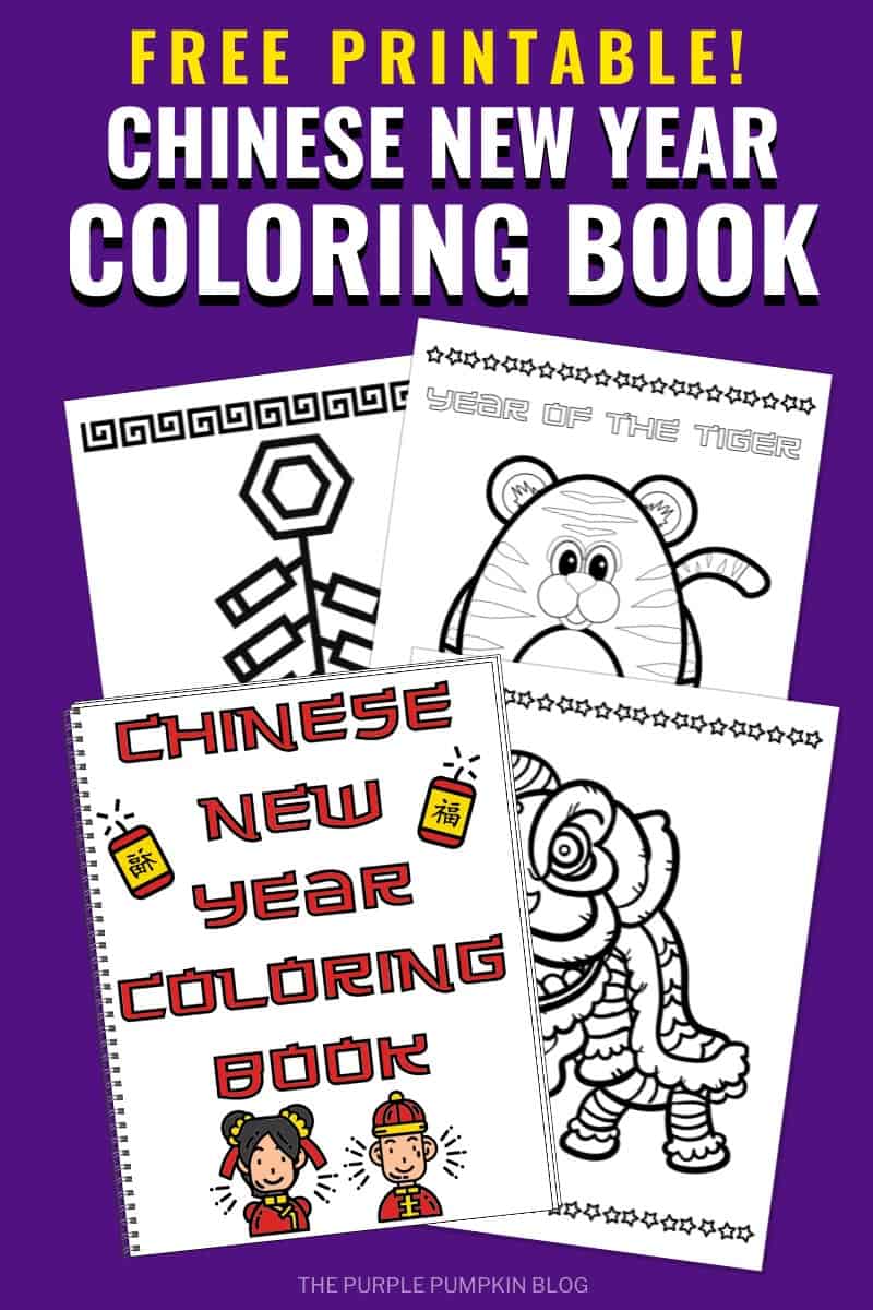 Free Printable Chinese New Year Coloring Book Pages