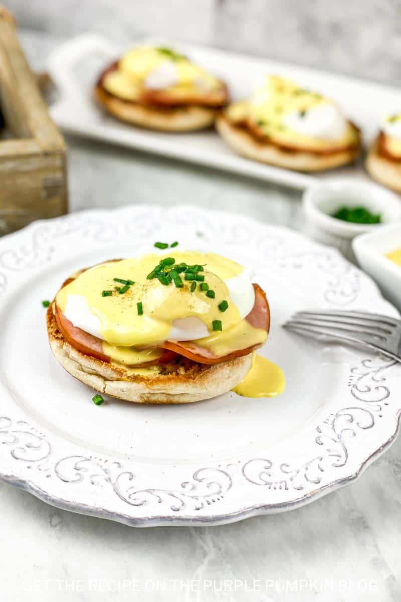 Eggs Benedict with Hollandaise Sauce (& How to Poach an Egg)