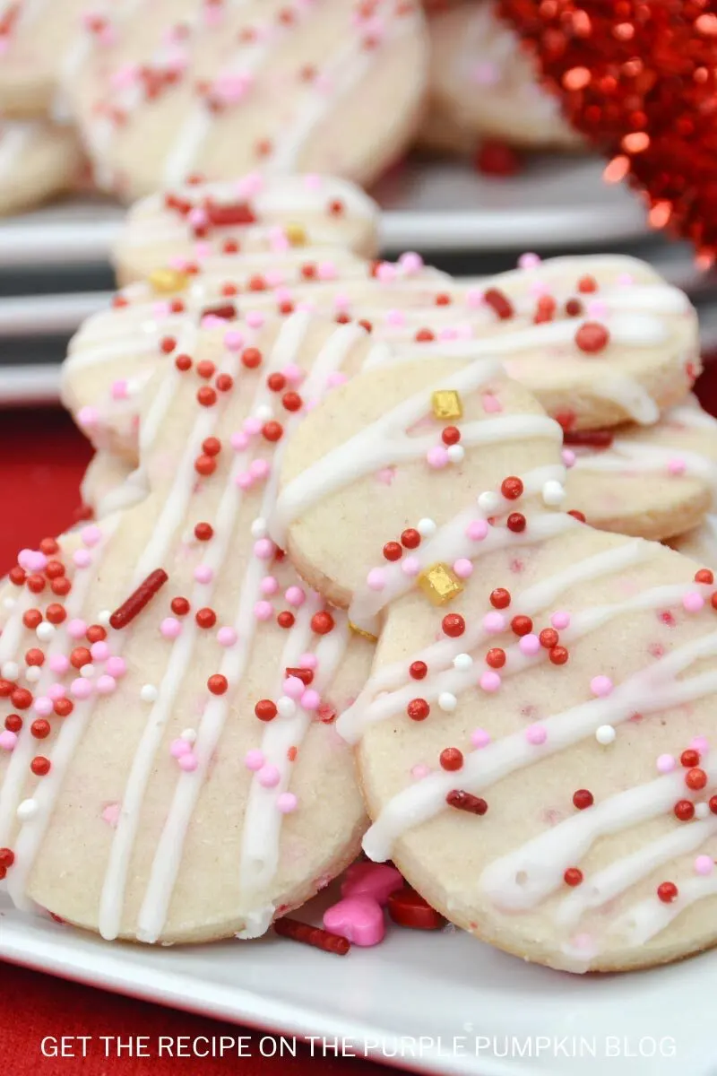 Mickey Mouse Valentine’s Day Cookies Topped with Icing & Sprinkles!