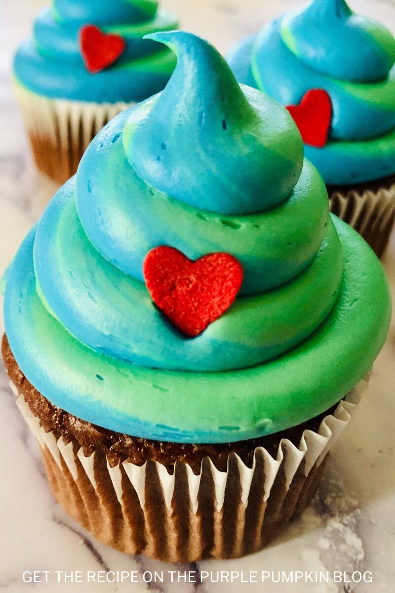 Easy To Make Earth Day Cupcakes with Pretzel & Candy Melt Plants