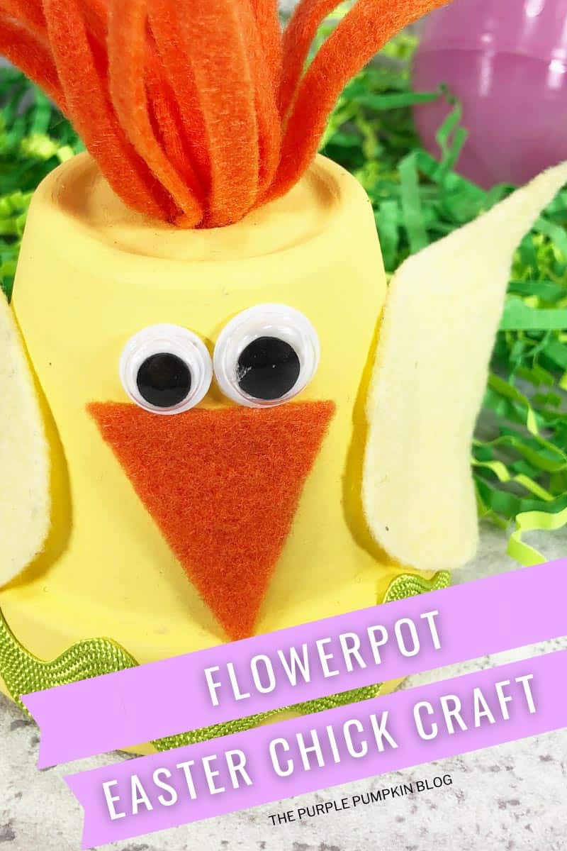 A Trio of Flowerpot Chicks Craft for Easter and Spring