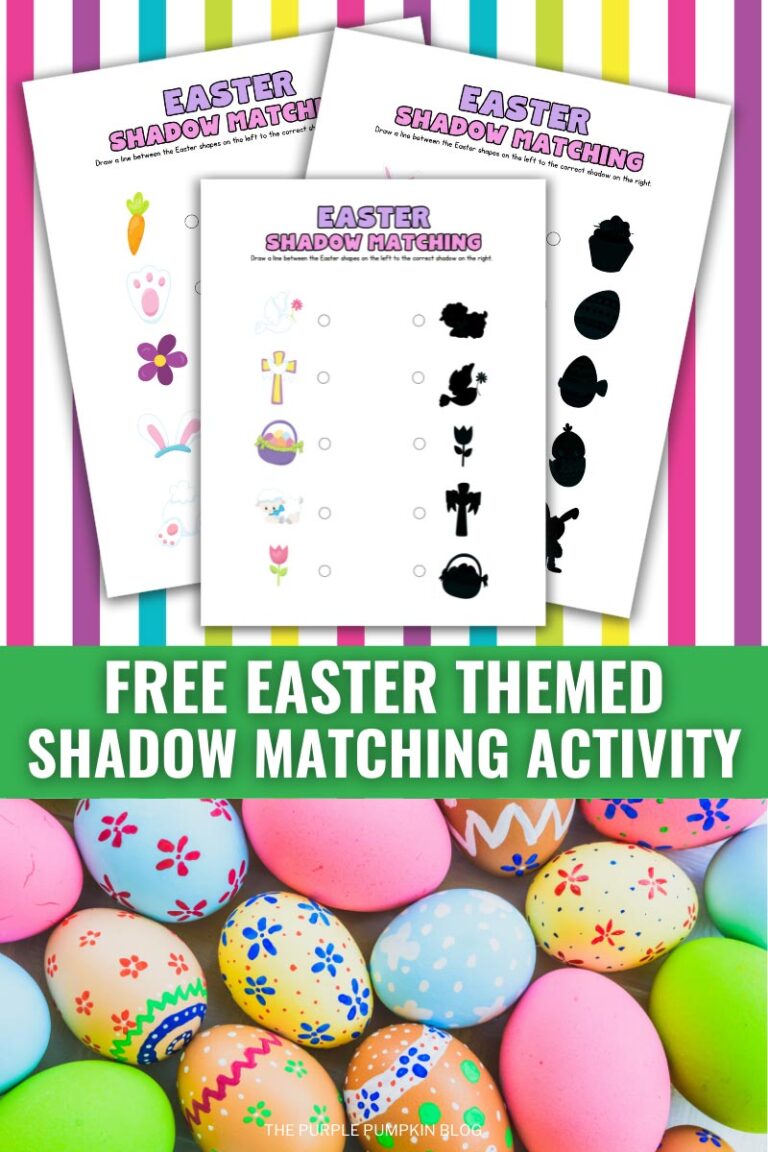 Free Printable Easter Shadow Matching Activity For Kids