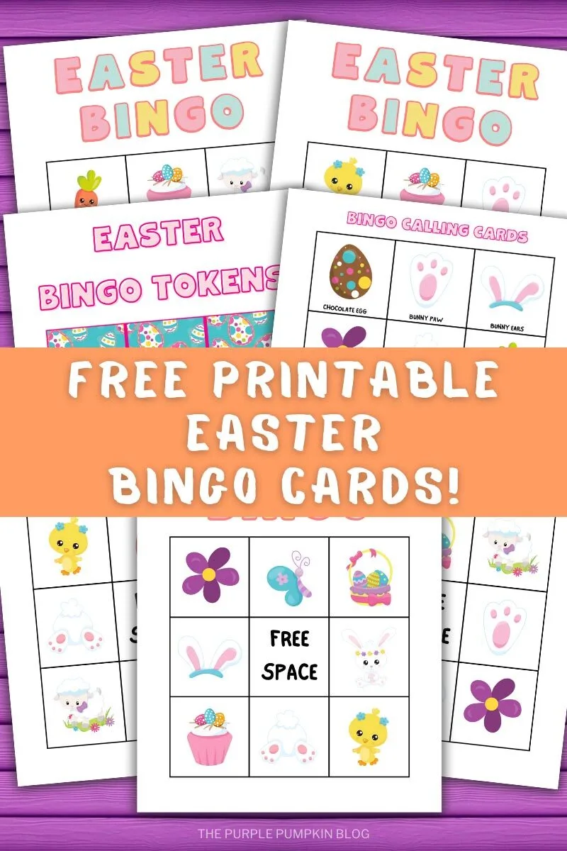 Free Printable Easter Bingo Cards For Springtime Bingo Games!