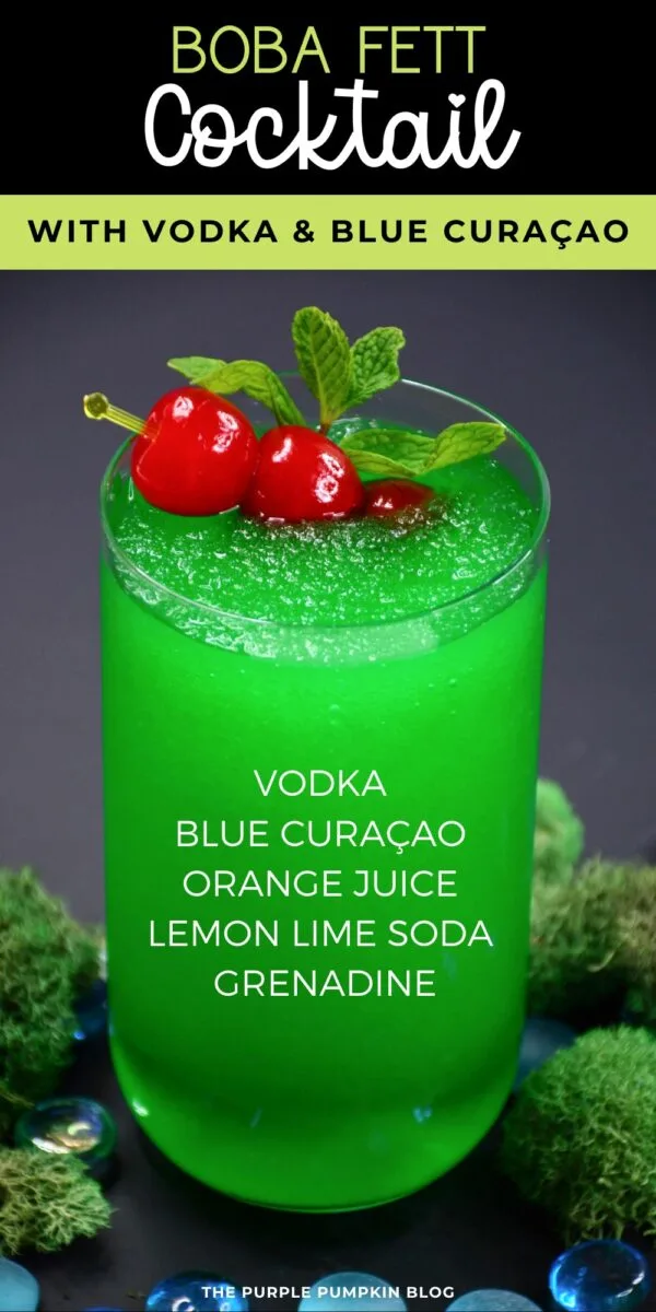 Out of This World Boba Fett Frozen Vodka Cocktail!