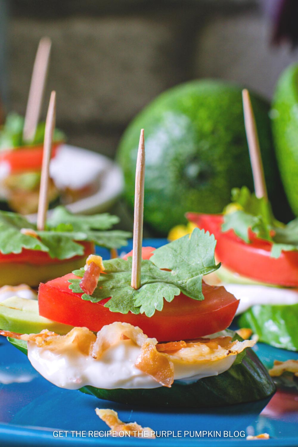 Bacon Avocado Tomato Bites - A Yummy Low-Carb Appetizer!