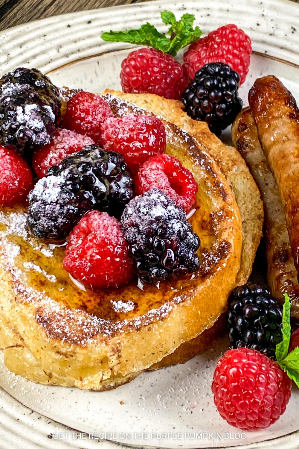 Sourdough French Toast with Fresh Mixed Berries
