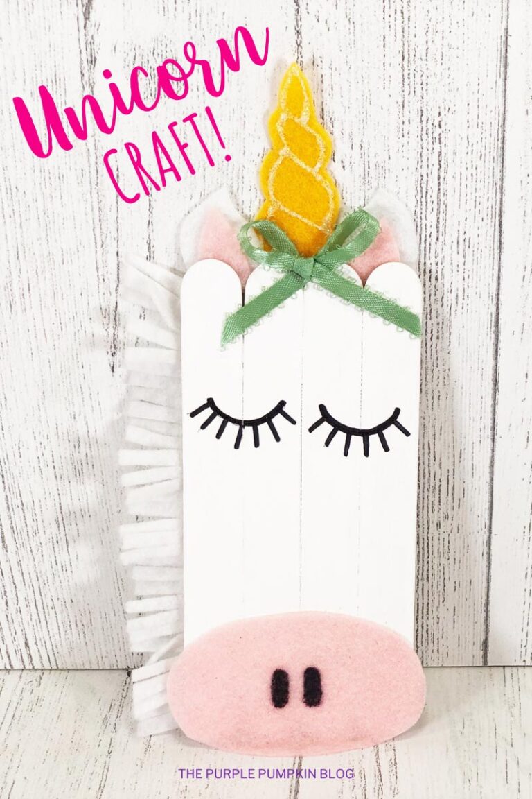 Cute Popsicle Stick Unicorn Craft For Unicorn-Obsessed Kids!