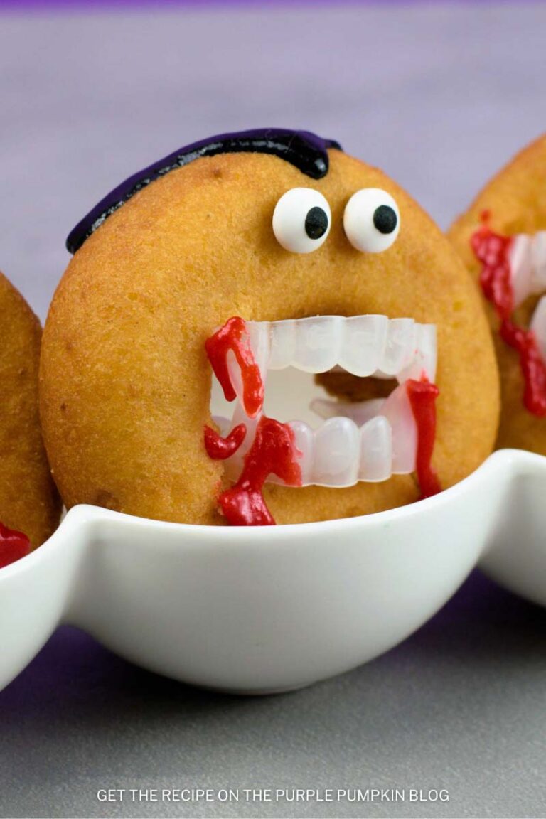 Fast & Fun Dracula Doughnuts - 3-Ingredient Halloween Treat Idea!