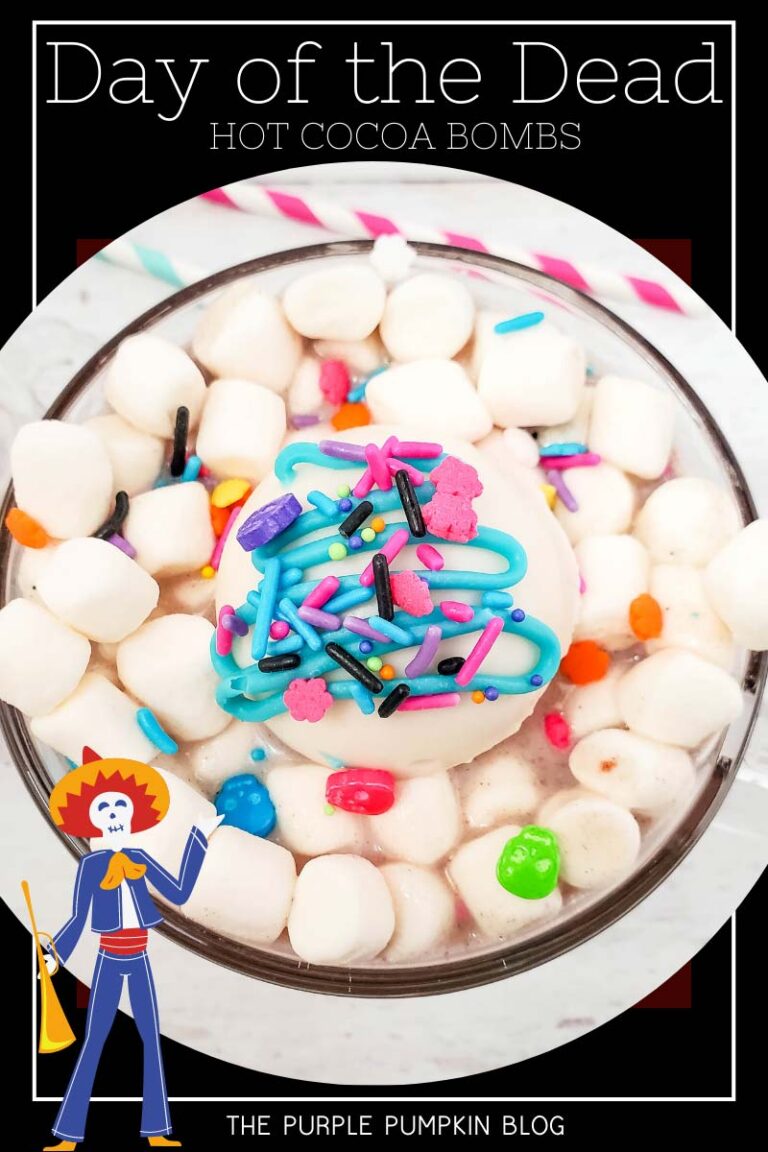 How To Make Day of the Dead Hot Cocoa Bombs for Día de Los Muertos
