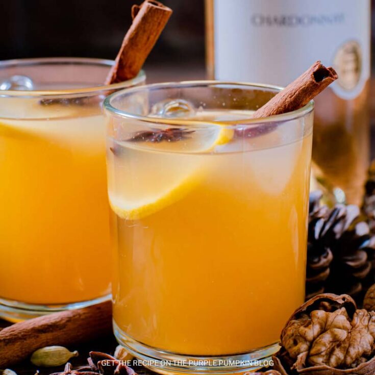 Mulled White Wine Recipe with Rum - A Spiced Winter Drink