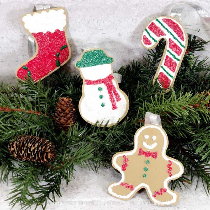 Craft Foam Christmas Cookie Ornament Craft