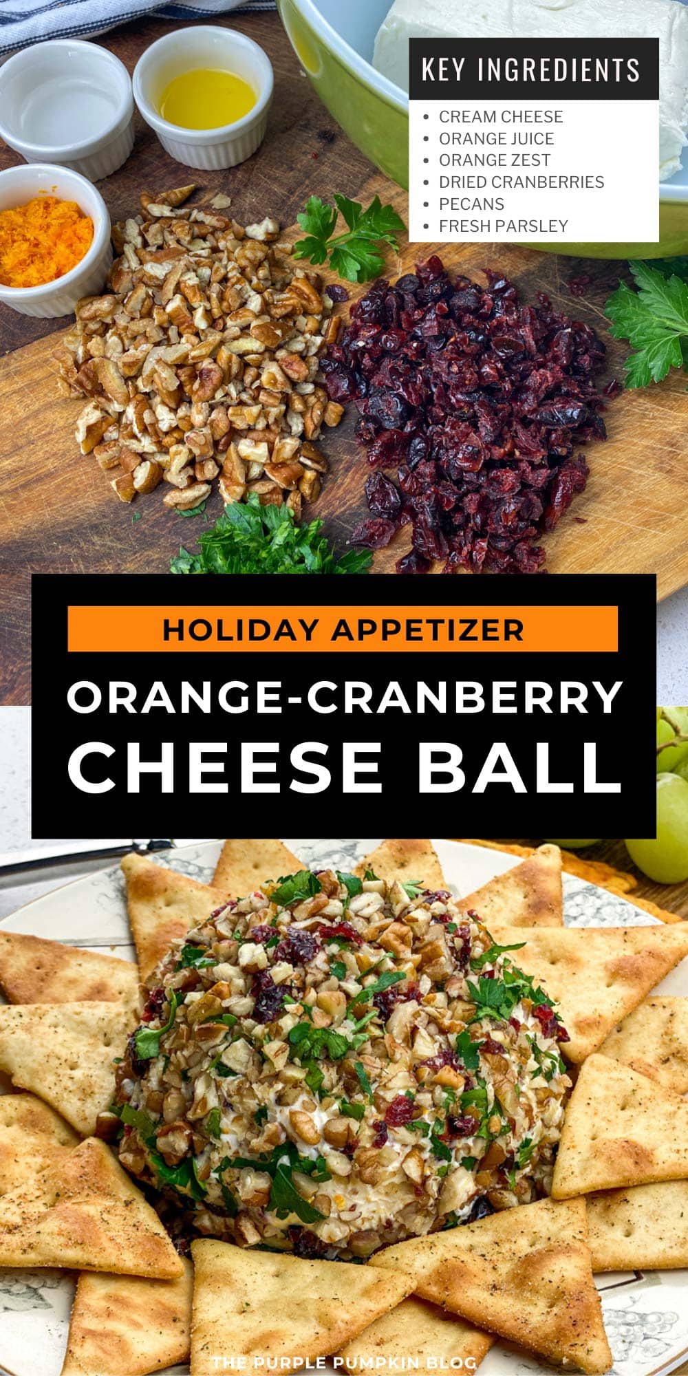 Orange Cranberry Cheese Ball Recipe