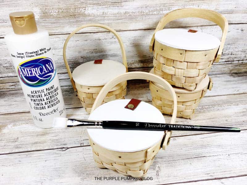 Snowman Basket Craft For Holding Treats!