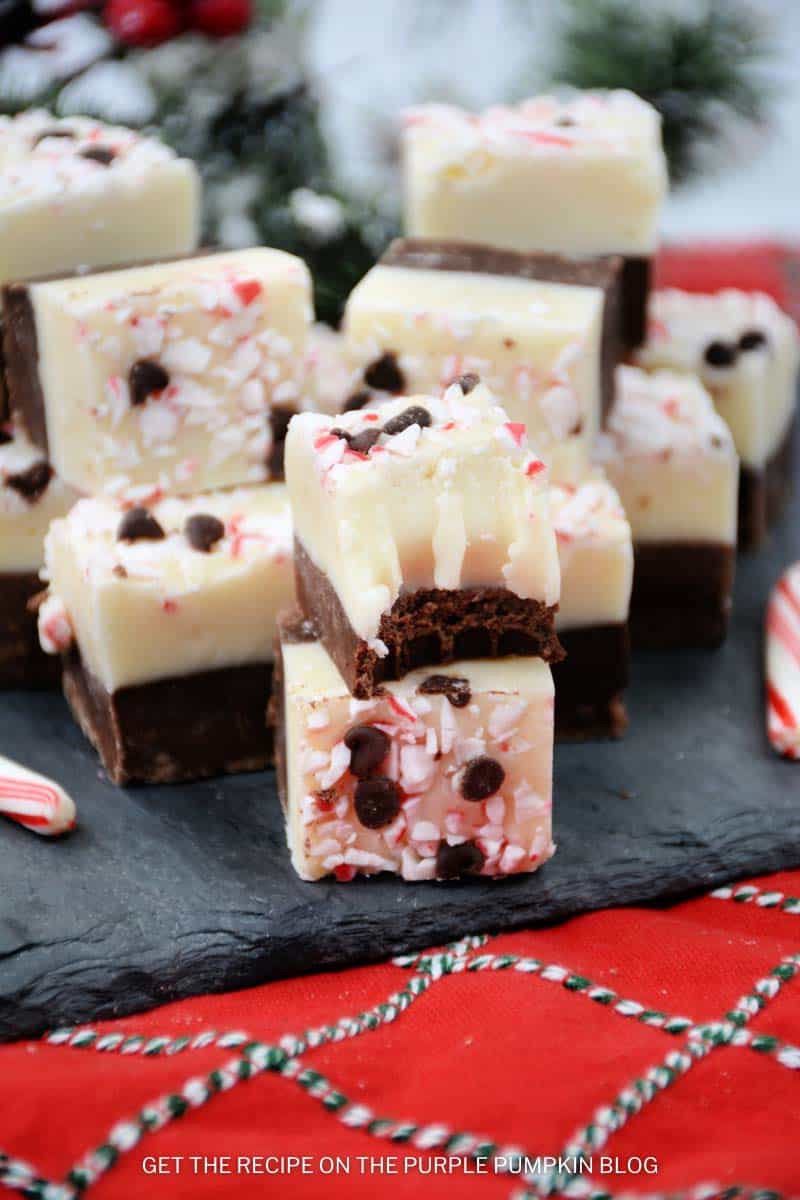 Peppermint Bark Fudge Recipe