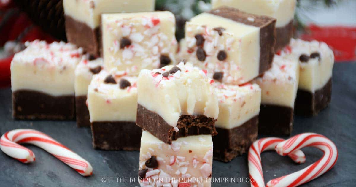 Peppermint Bark Fudge Recipe