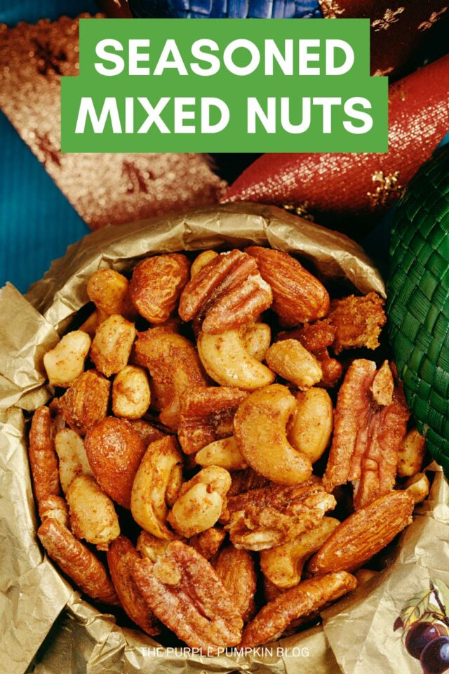 Sweet & Spicy Seasoned Mixed Nuts For Holiday Gatherings
