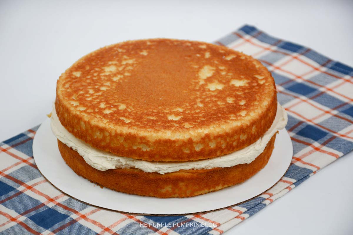 Coffee Layer Cake Recipe with Coffee Honeycomb Crunch Topping