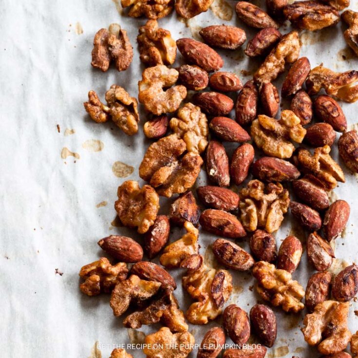 Sweet & Spicy Seasoned Mixed Nuts For Holiday Gatherings