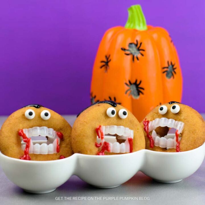 Fast & Fun Dracula Doughnuts - 3-Ingredient Halloween Treat Idea!