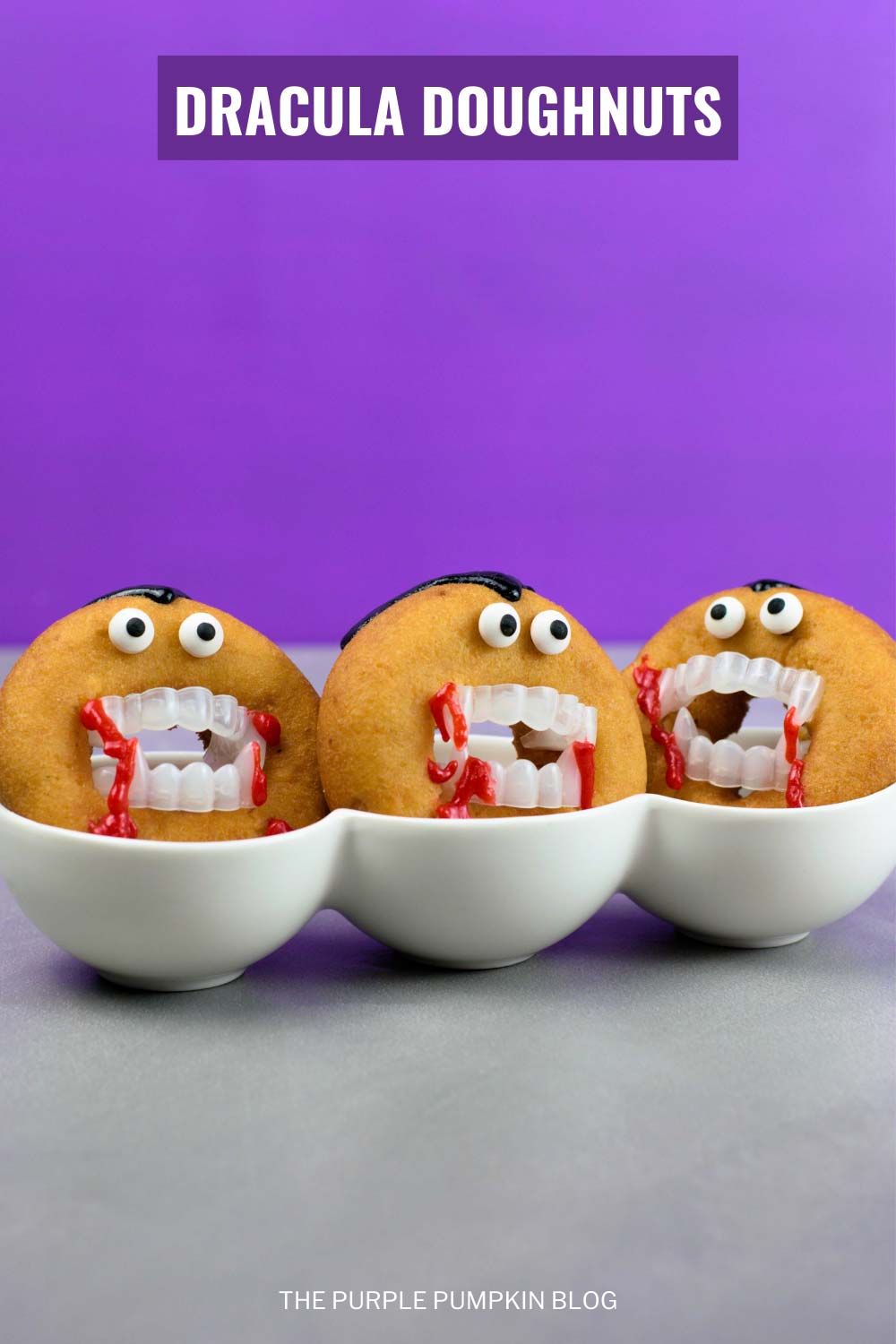 Fast & Fun Dracula Doughnuts - 3-Ingredient Halloween Treat Idea!