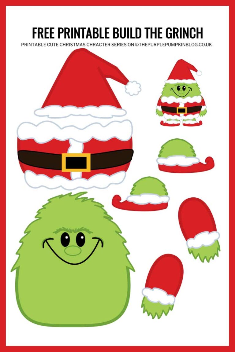 Build-A-Character Printables - The Purple Pumpkin Blog