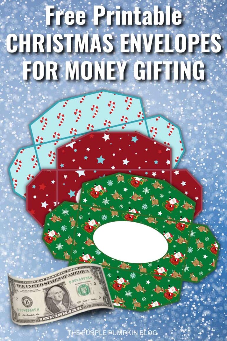 Free Printable Christmas Envelope Template For Cash Money Gifts