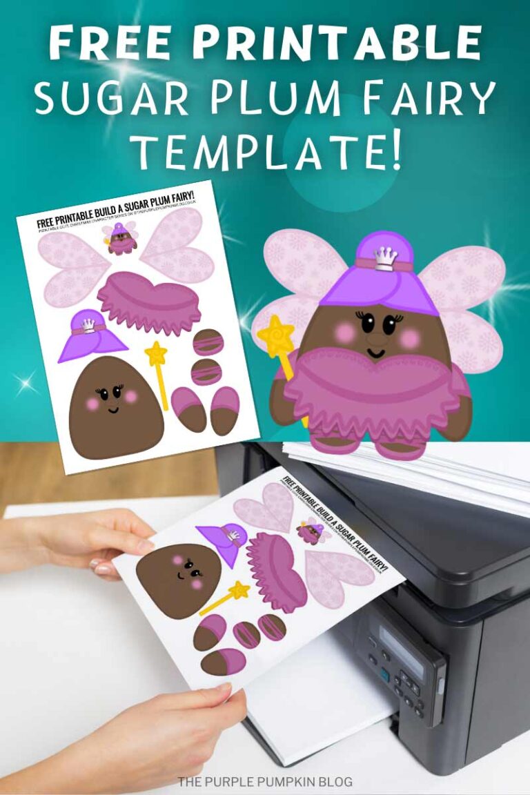 Free Printable Build A Sugar Plum Fairy Paper Craft Templates