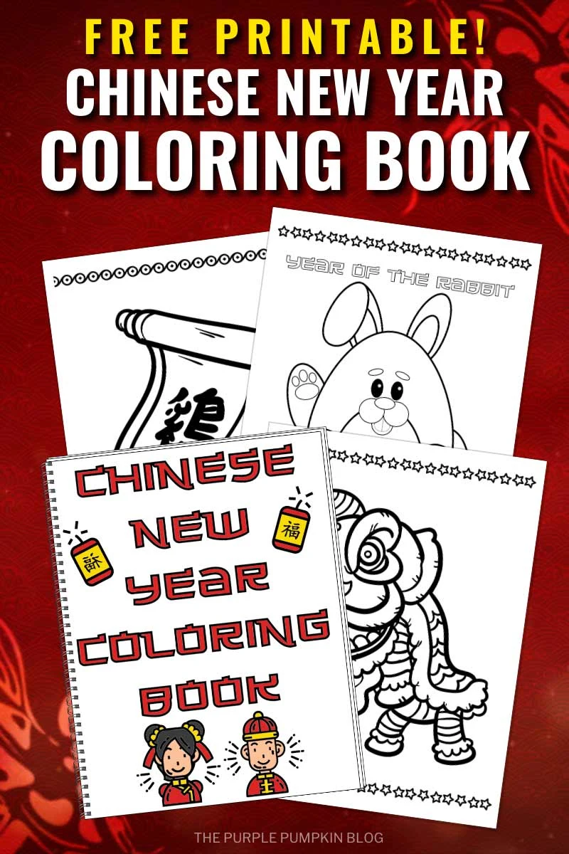 Chinese New Year 2022 Animal Coloring Pages