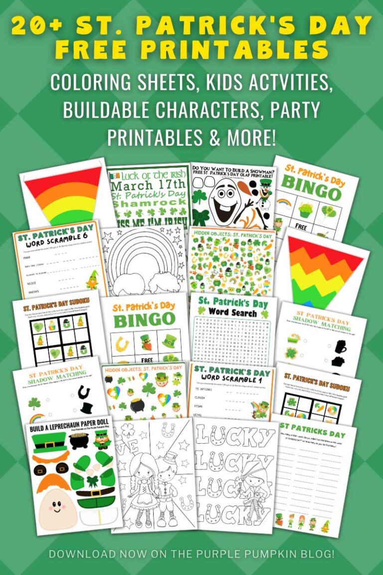 20+ Free Printables for St. Patrick's Day - Games, Puzzles & More!
