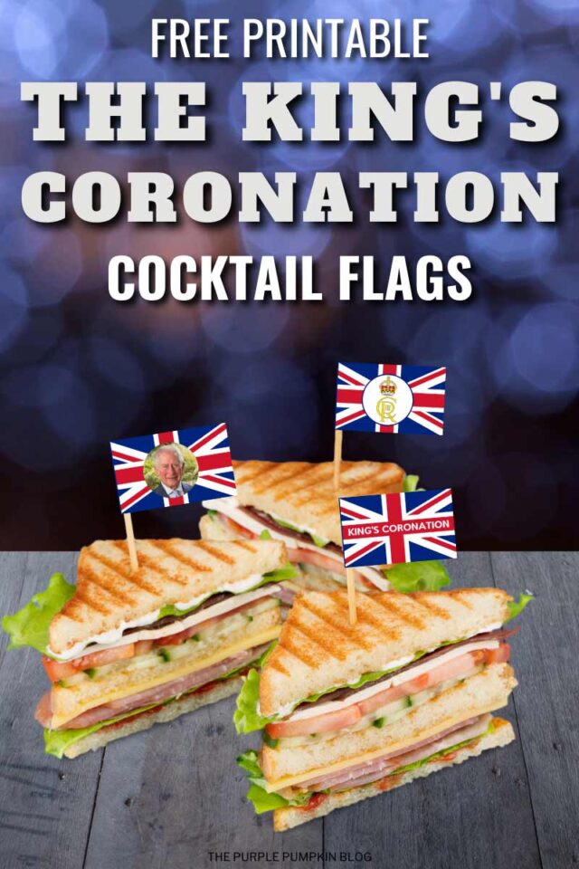 Free King's Coronation Printable Decorations and Bunting Flags!