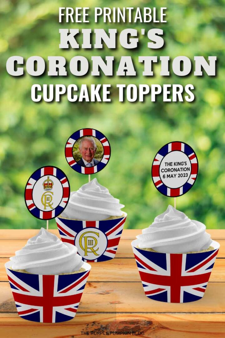 Free King's Coronation Printable Decorations and Bunting Flags!
