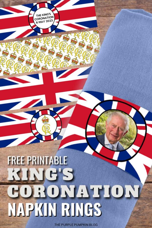 Free King's Coronation Printable Decorations and Bunting Flags!