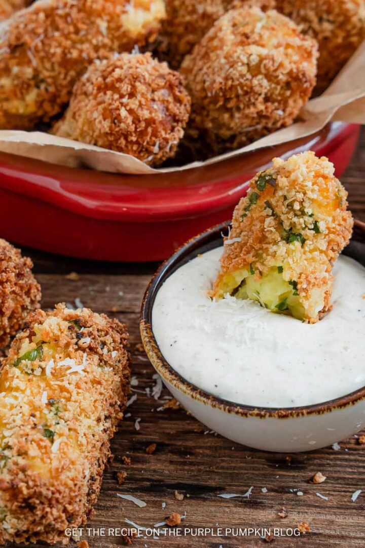 Parmesan and Mozzarella-Stuffed Potato Croquettes Recipe