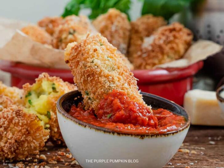 Parmesan and Mozzarella-Stuffed Potato Croquettes Recipe