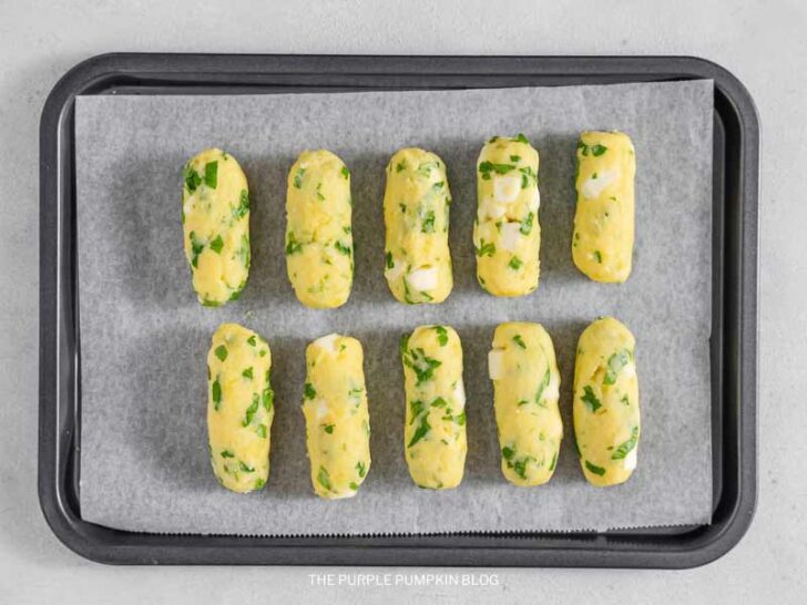 Parmesan and Mozzarella-Stuffed Potato Croquettes Recipe