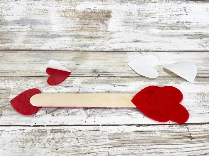 Craft Stick Love Arrows With Valentine's Day Love Messages!