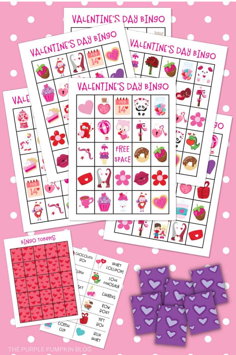 Free Printable Valentine's Day Bingo Cards