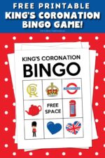 Free Printable King's Coronation Bingo Game Cards