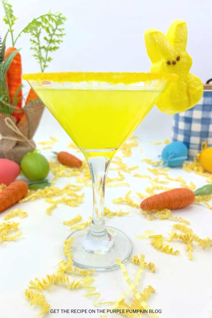 Peeps Easter Martini + How To Make Peeps-Infused Vodka